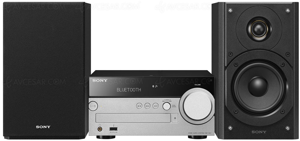 Micro-chaîne Sony CMT-SX7/CMT-SX7B : multiroom Bluetooth, Wi-Fi, DLNA ...