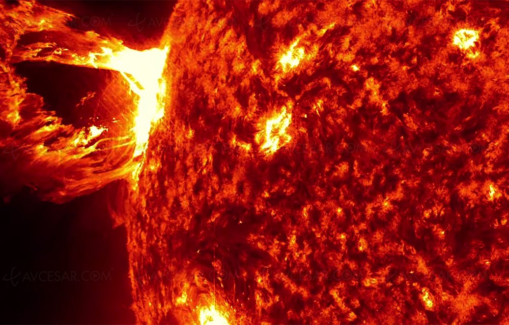 Le soleil vu par la Nasa