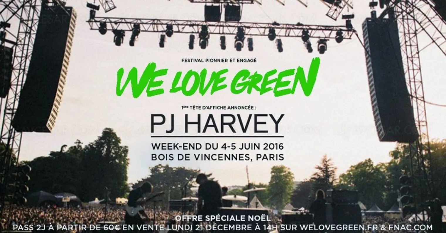 Festival We Love Green les 4-5 juin 2016