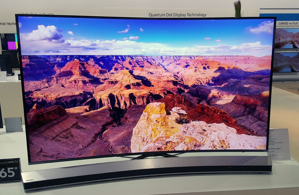 TV LED Ultra HD Samsung KU6500 : 49''/55'' courbes au programme