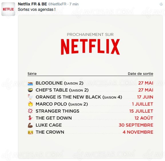Séries bientôt sur Netflix : sortez vos agendas