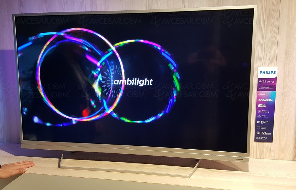 TV LED Ultra HD Philips PUS6482 : 49'', 55'' et 65" annoncés