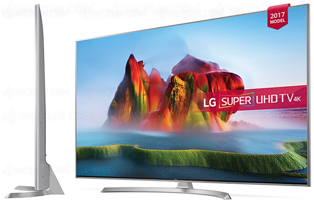 TV LED Nano Cell Ultra HD LG SJ810V, 49", 55" et 65" au menu