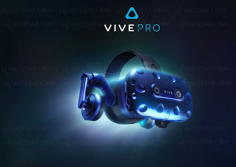 CES 18 > Nouveau casque RV HTC Vive Pro et adaptateur WiGig Vive Wireless