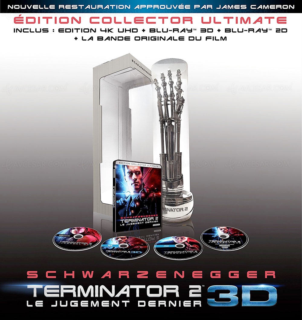 Terminator 2 4K UHD Collector Ultimate limité avec bras de T-800