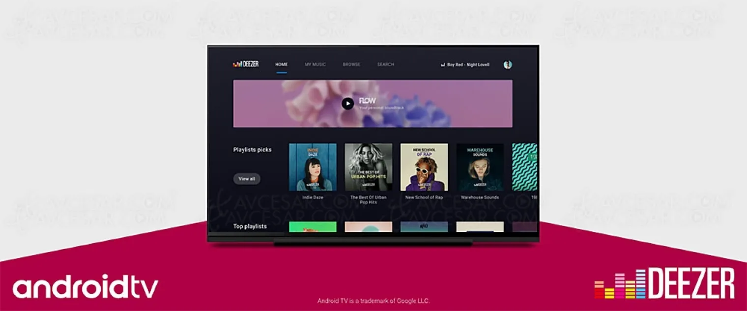 Nouvelle application Deezer pour Android TV