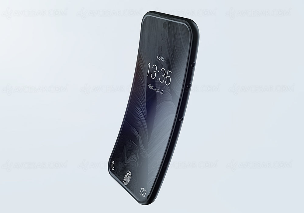 Concept Orbit : smartphone transparent et flexible