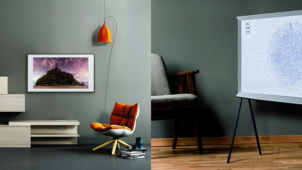 CES 19 > Label QLED pour les TV Ultra HD Samsung The Frame et Serif TV