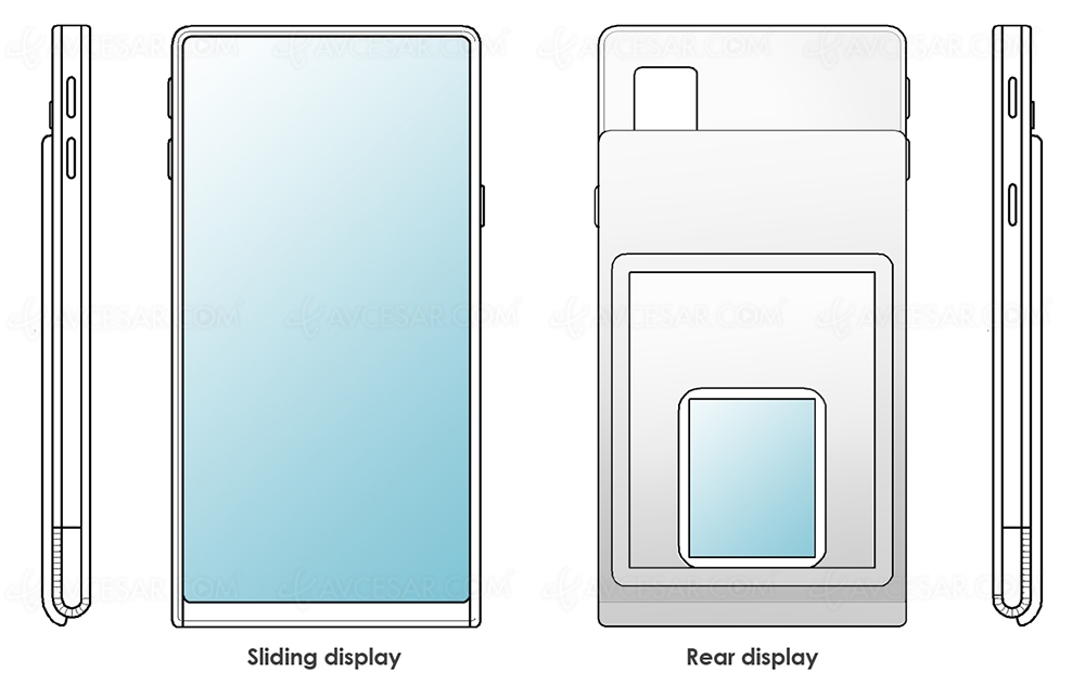 Smartphone Samsung à écran rétractable et caméra rotative