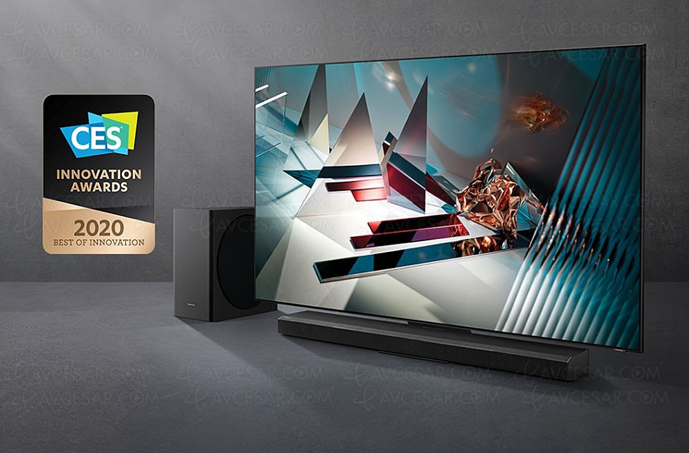 CES 20 > TV QLED Ultra HD 8K Samsung Q800T, la 8K plus abordable