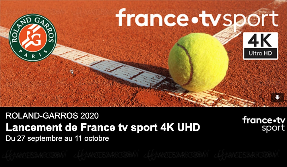 Comment profiter de Roland Garros Ultra HD/4K HDR sur France TV Sport ...