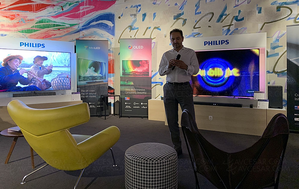 TV Mini LED Ultra HD 4K Philips PML9636, mise à jour prix et spécifications