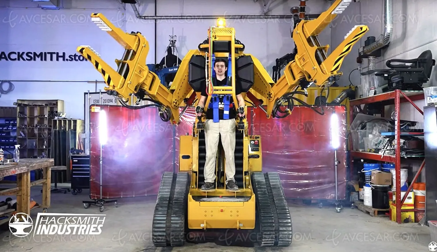 Ils ont construit le Power Loader de Aliens, et il fonctionne
