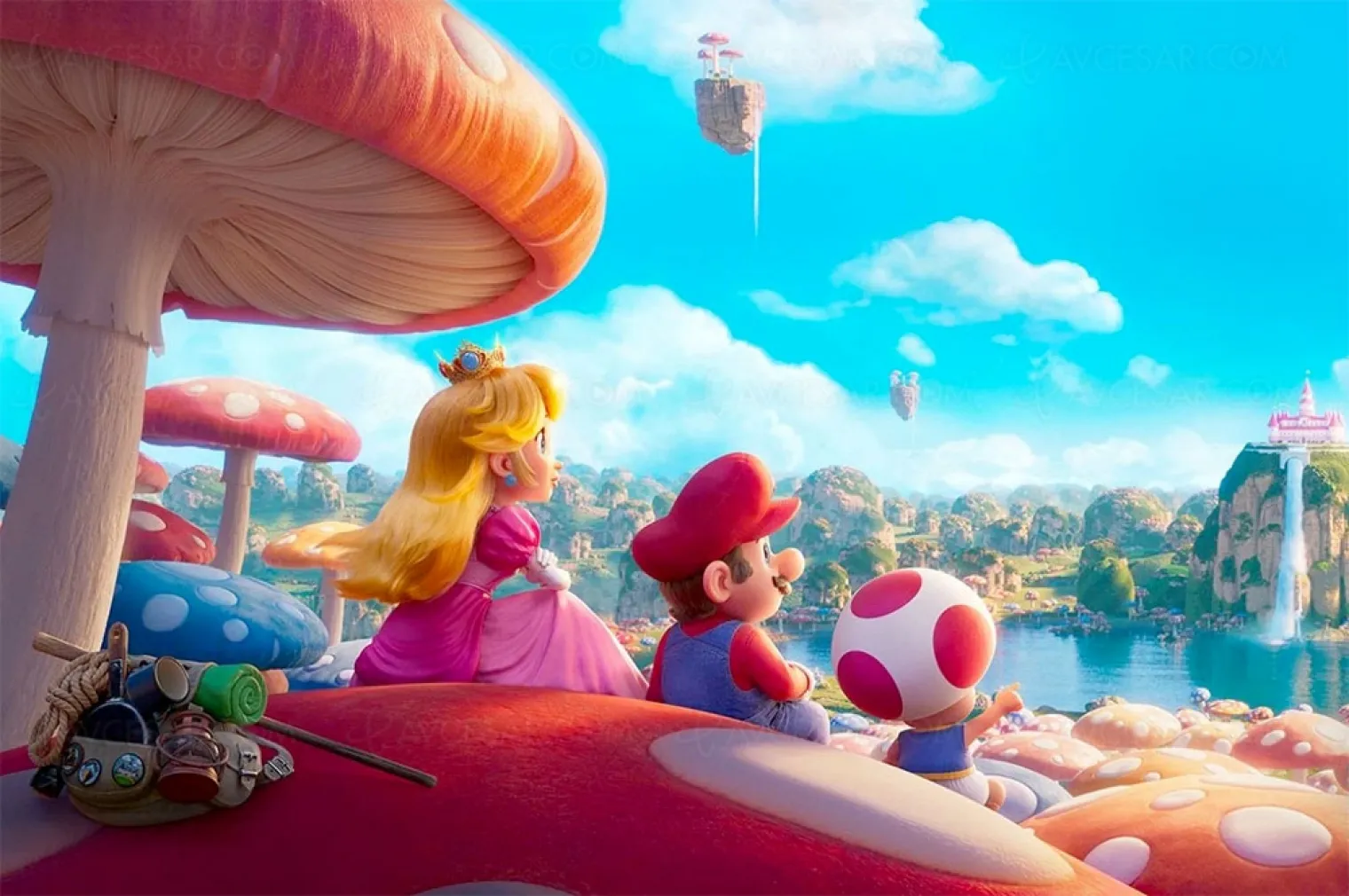 Super Mario Bros, des étoiles plein yeux en 4K Ultra HD