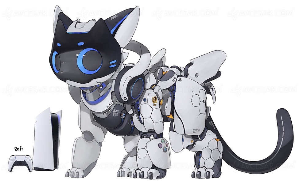 Si la PS5 était un… chat… robot