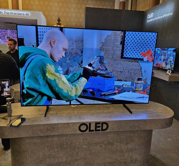 CES 24 > TV Samsung S85D, TV QD Oled Ultra HD 4K 42'', 48'', 55'', 65'' et 77'' annoncés