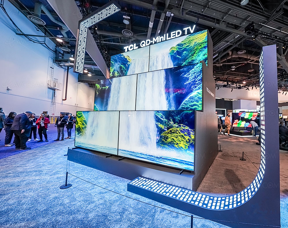 CES 24 > TV TCL Mini LED 6e génération pour 2024…