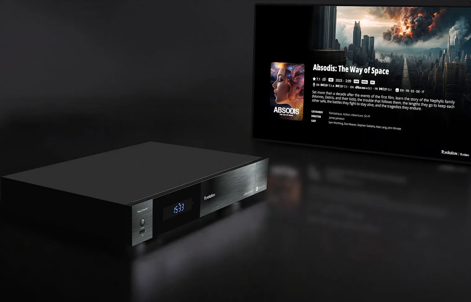 R_volution PlayerOne 8K Signature Edition, nouveau lecteur multimédia ultime