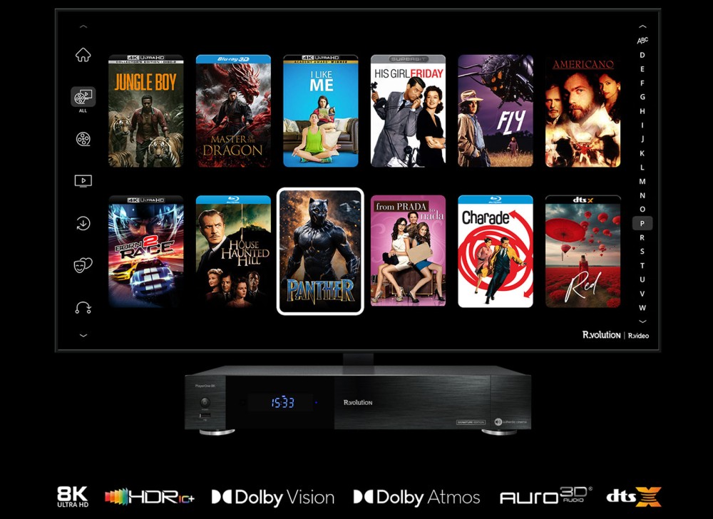 R_volution PlayerOne 8K Signature Edition, nouveau lecteur multimédia ultime